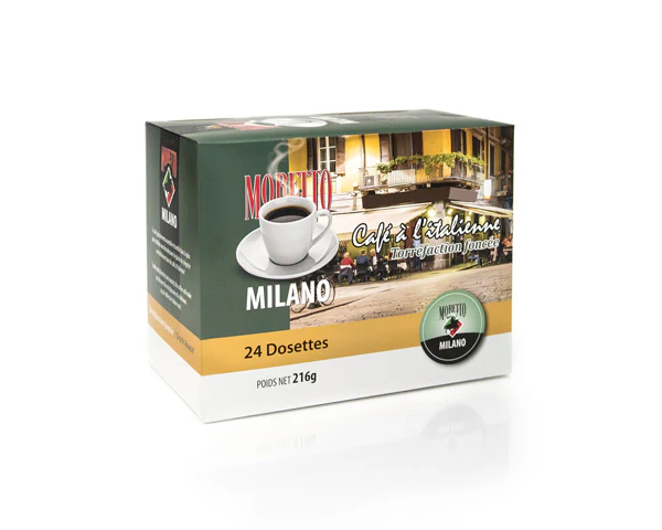 Café Brossard - Dosettes 2.0 Moretto Milano (24 unités) - Éco Maison ...